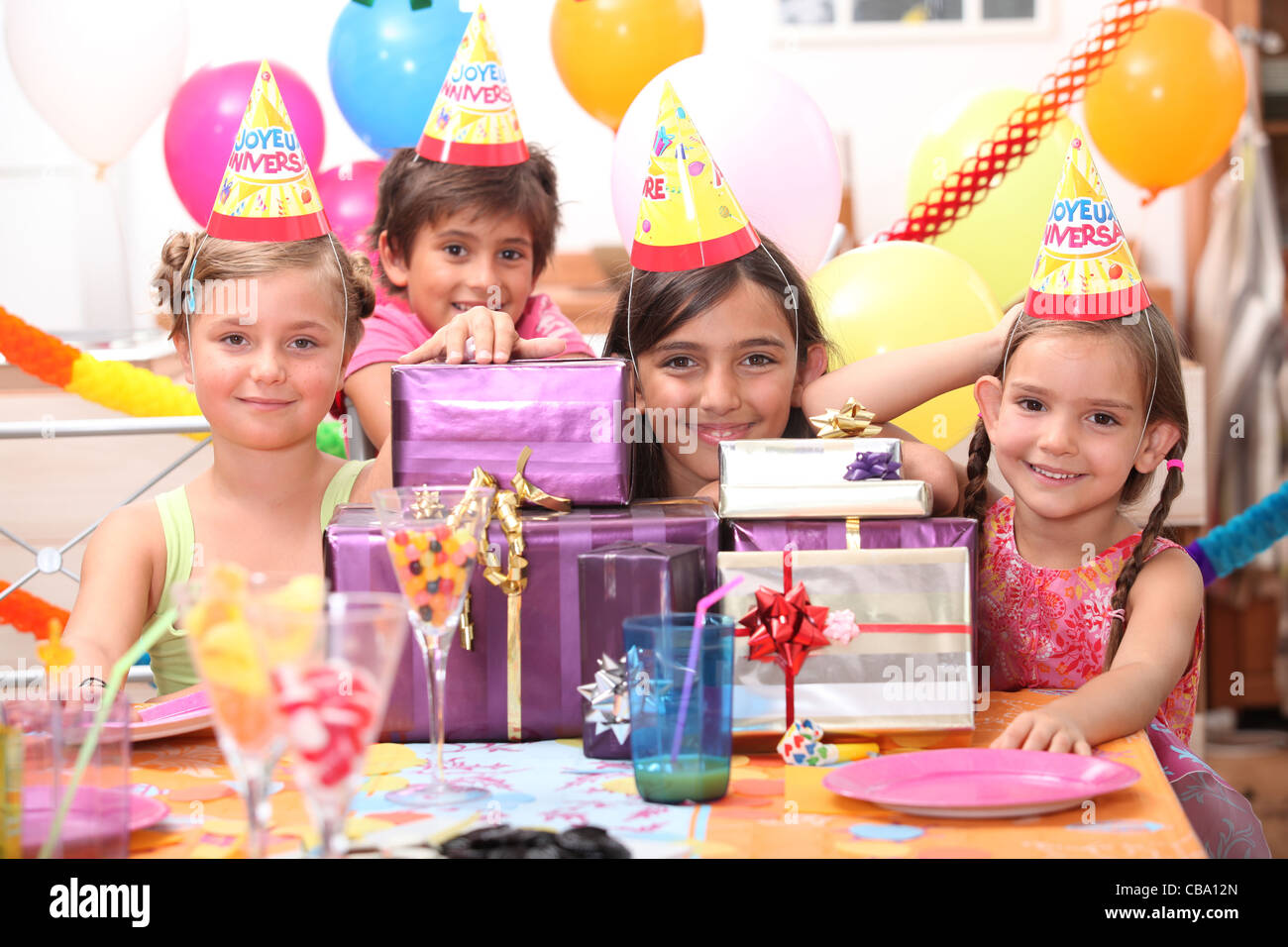 Birthday child Party Stock Photo - Alamy