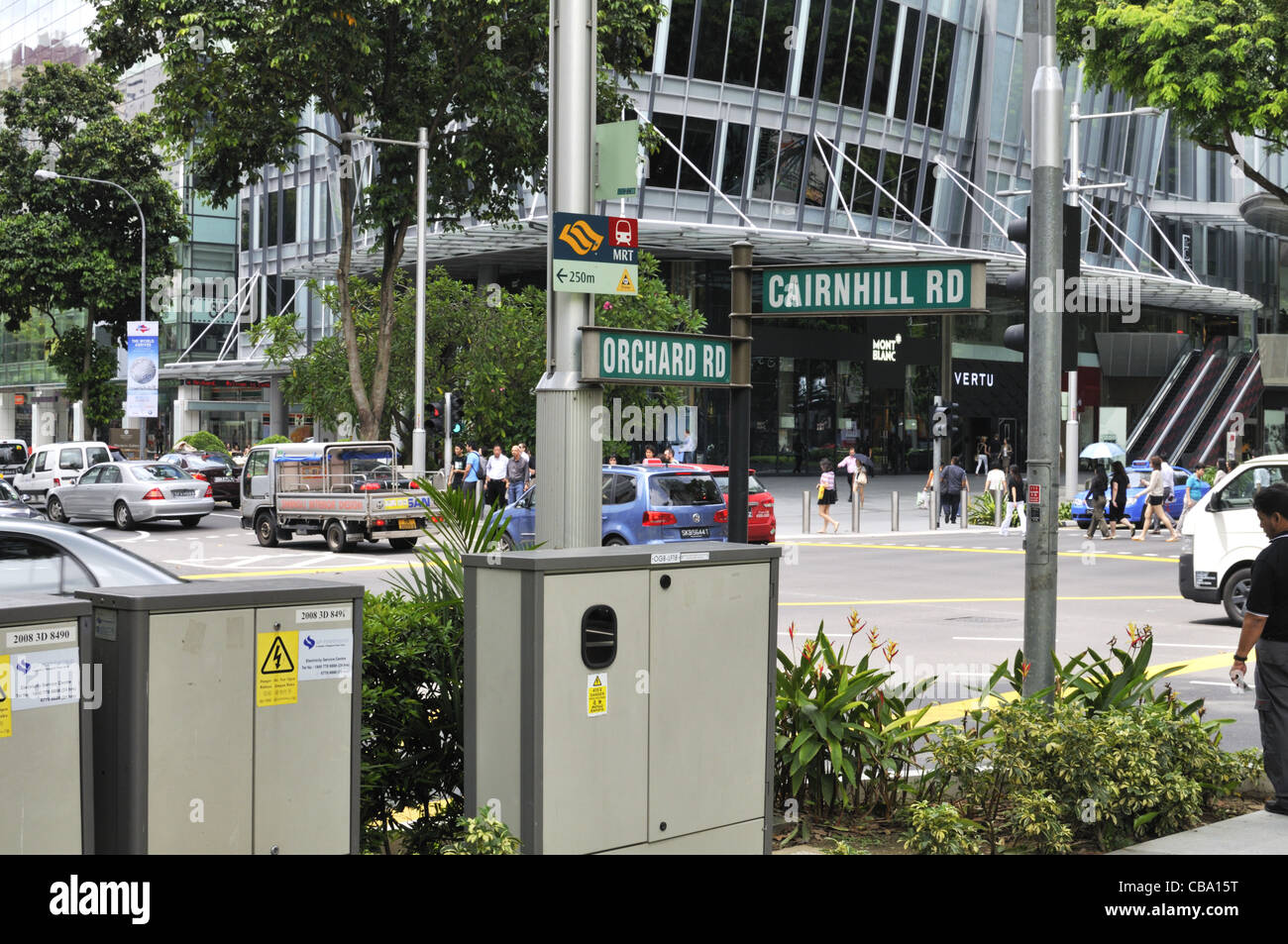 Orchard road hi-res stock photography and images - Alamy