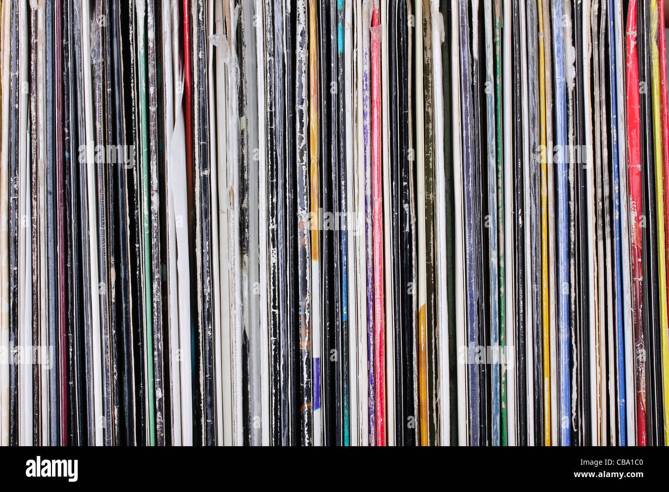Vinyl records, closeup Stock Photo - Alamy