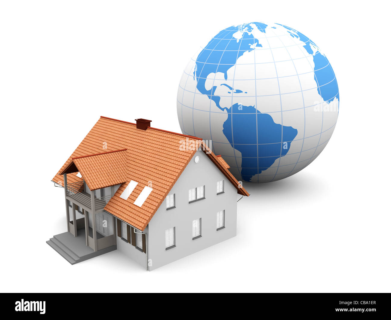 Globalization building Cut Out Stock Images & Pictures - Alamy