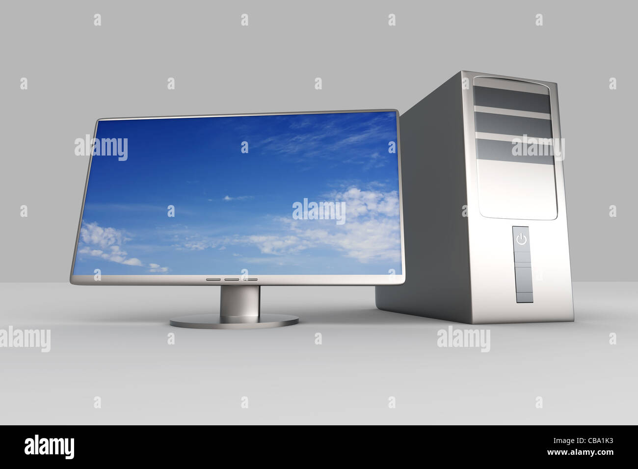 A Desktop PC System Stock Photo - Alamy