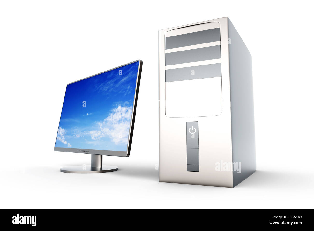 A Desktop PC System Stock Photo - Alamy