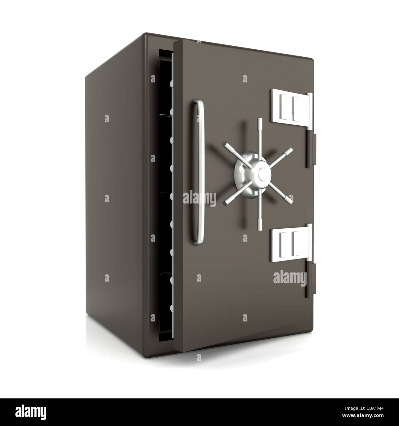 A open bank safe Stock Photo - Alamy