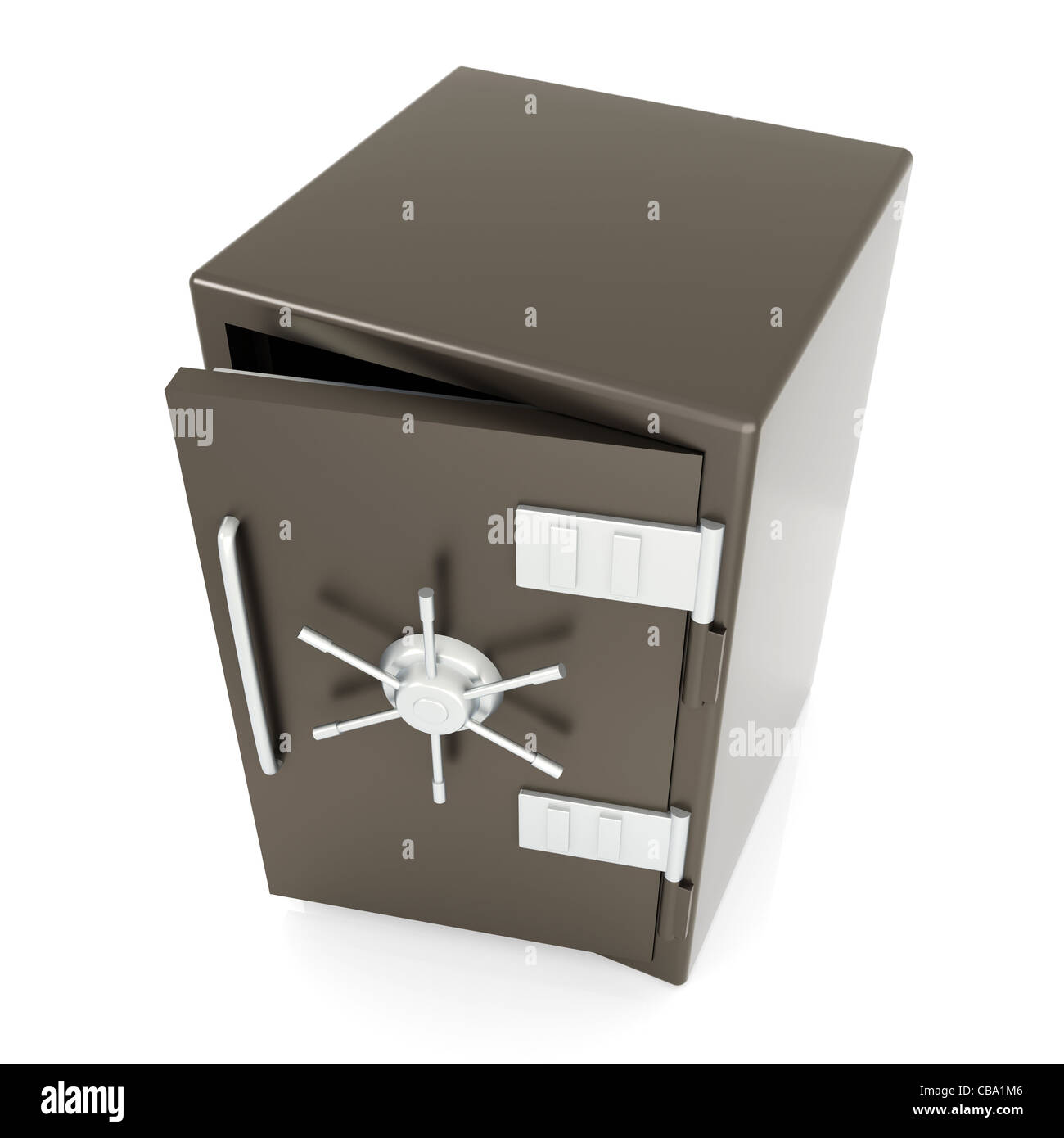 A open bank safe Stock Photo - Alamy