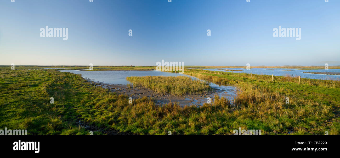 Cley next the sea marshes Stock Photo - Alamy