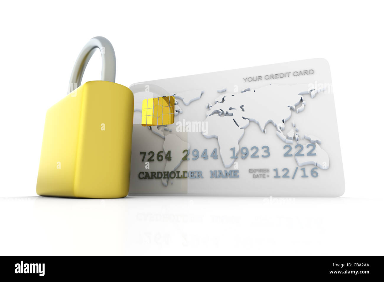 Secure Credit Card Stock Photo - Alamy