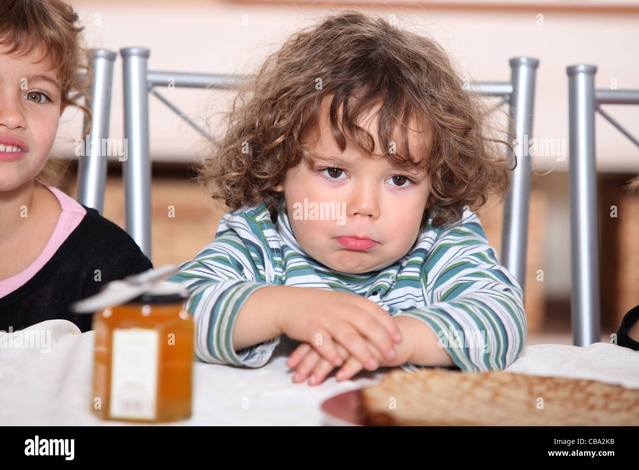 Grumpy toddler boy hi-res stock photography and images - Alamy