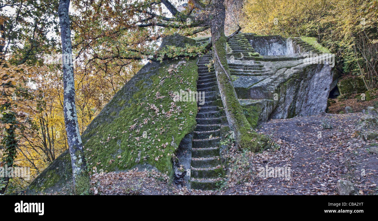 Place of worship of the ancient Etruscans. This monument called ...