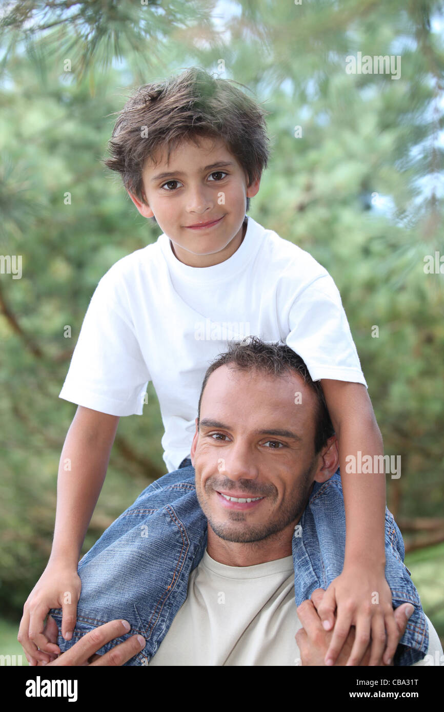 father and son Stock Photo - Alamy