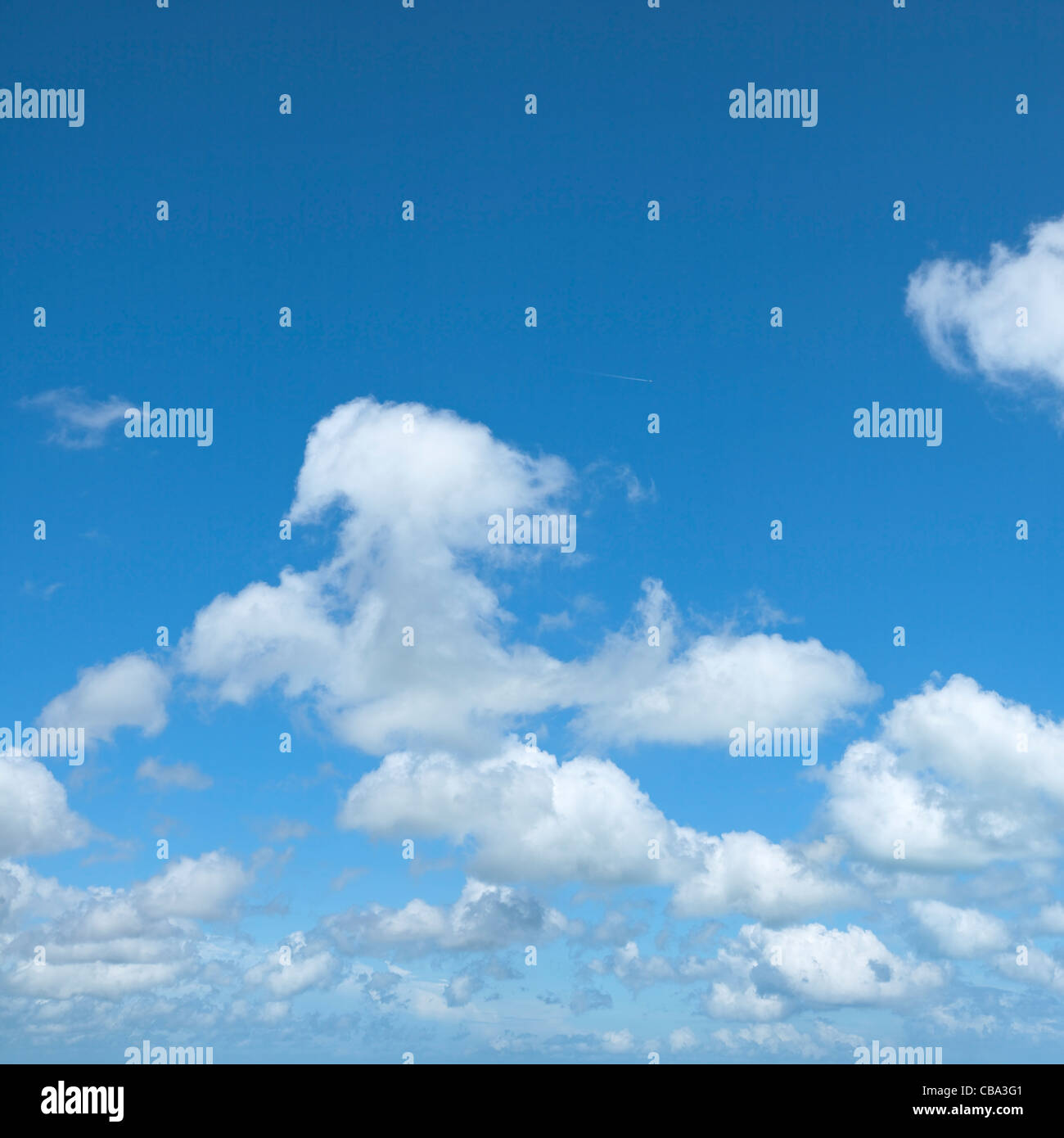 Morning sky background. Square composition. Made from a few shots ...