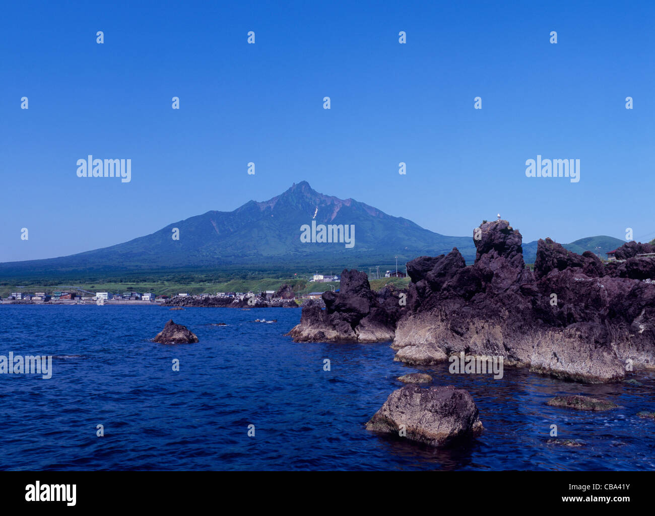 Mount Rishiri at Rishiri Island, Rishiri, Hokkaido, Japan Stock Photo - Alamy