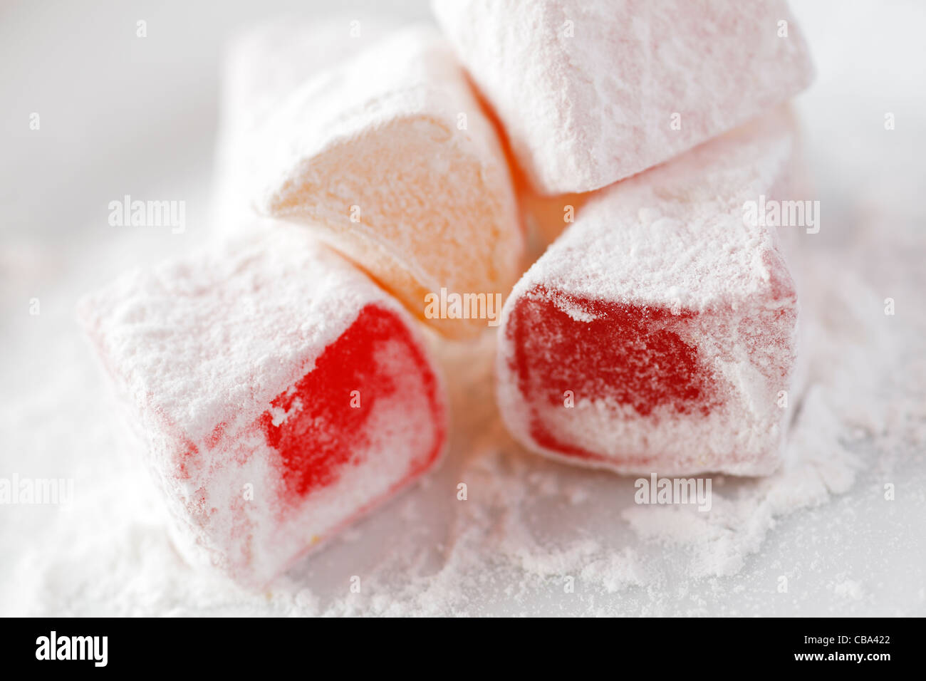 Close-up of Turkish Delight Stock Photo - Alamy