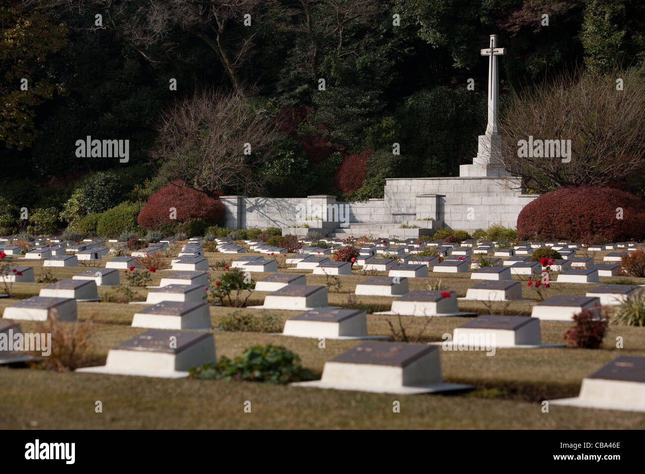 The Commonwealth War Cemetery in Hodogaya, Japan, on Wednesday 30th ...