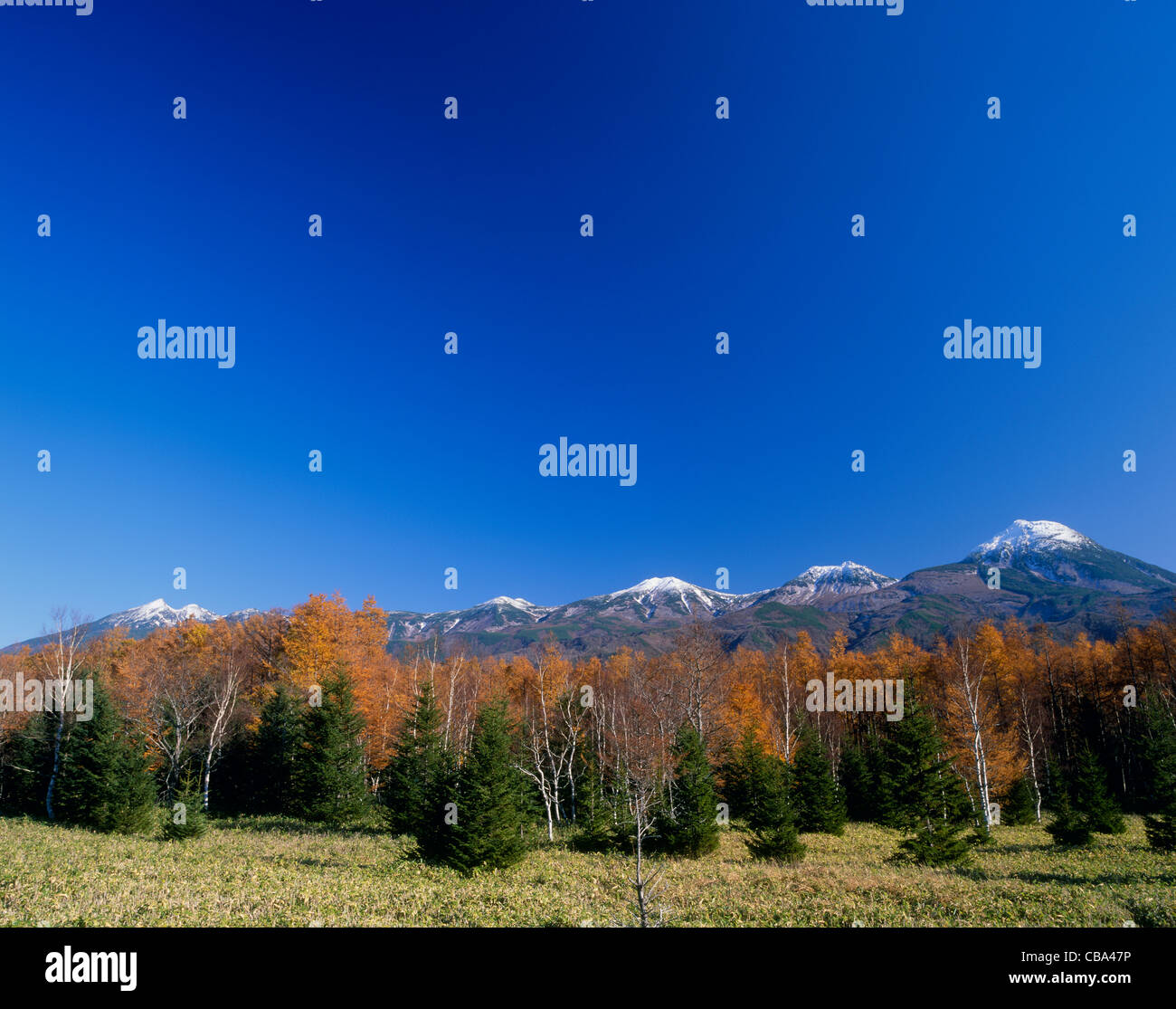 Shiretoko Mountains, Shari, Hokkaido, Japan Stock Photo - Alamy