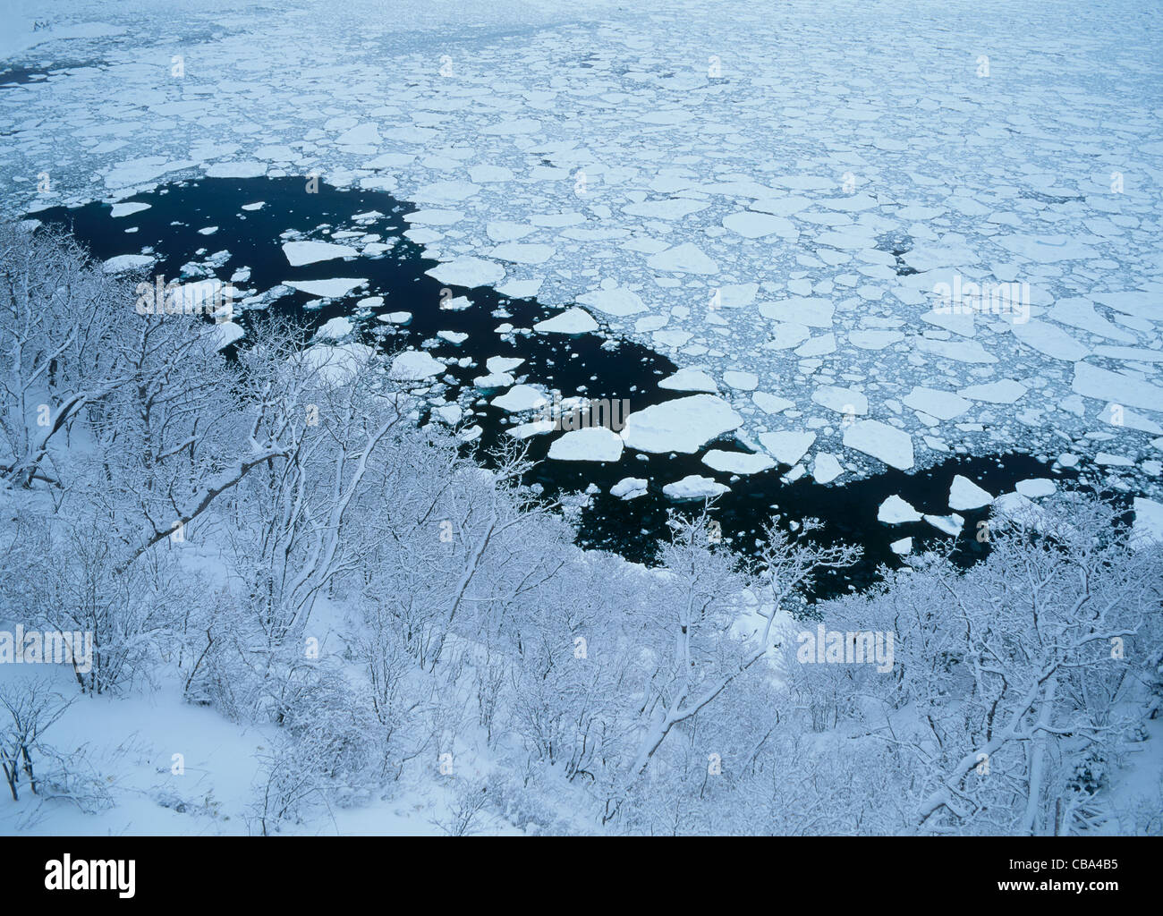 Drift Ice, Utoro, Shari, Hokkaido, Japan Stock Photo - Alamy