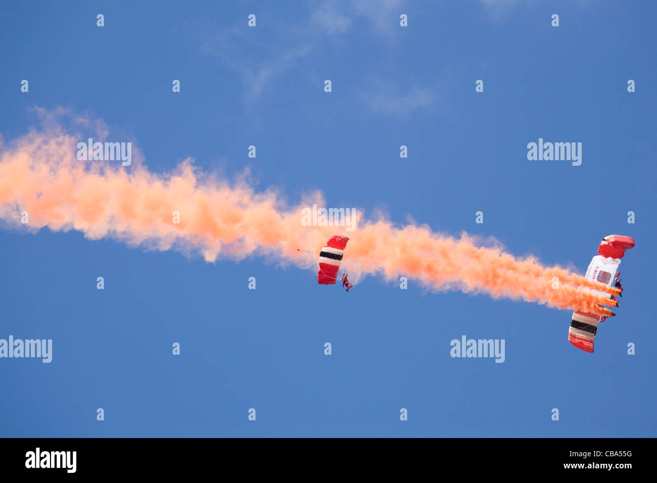 Red Devils Free Fall Parachute Team Farnborough International Airshow ...