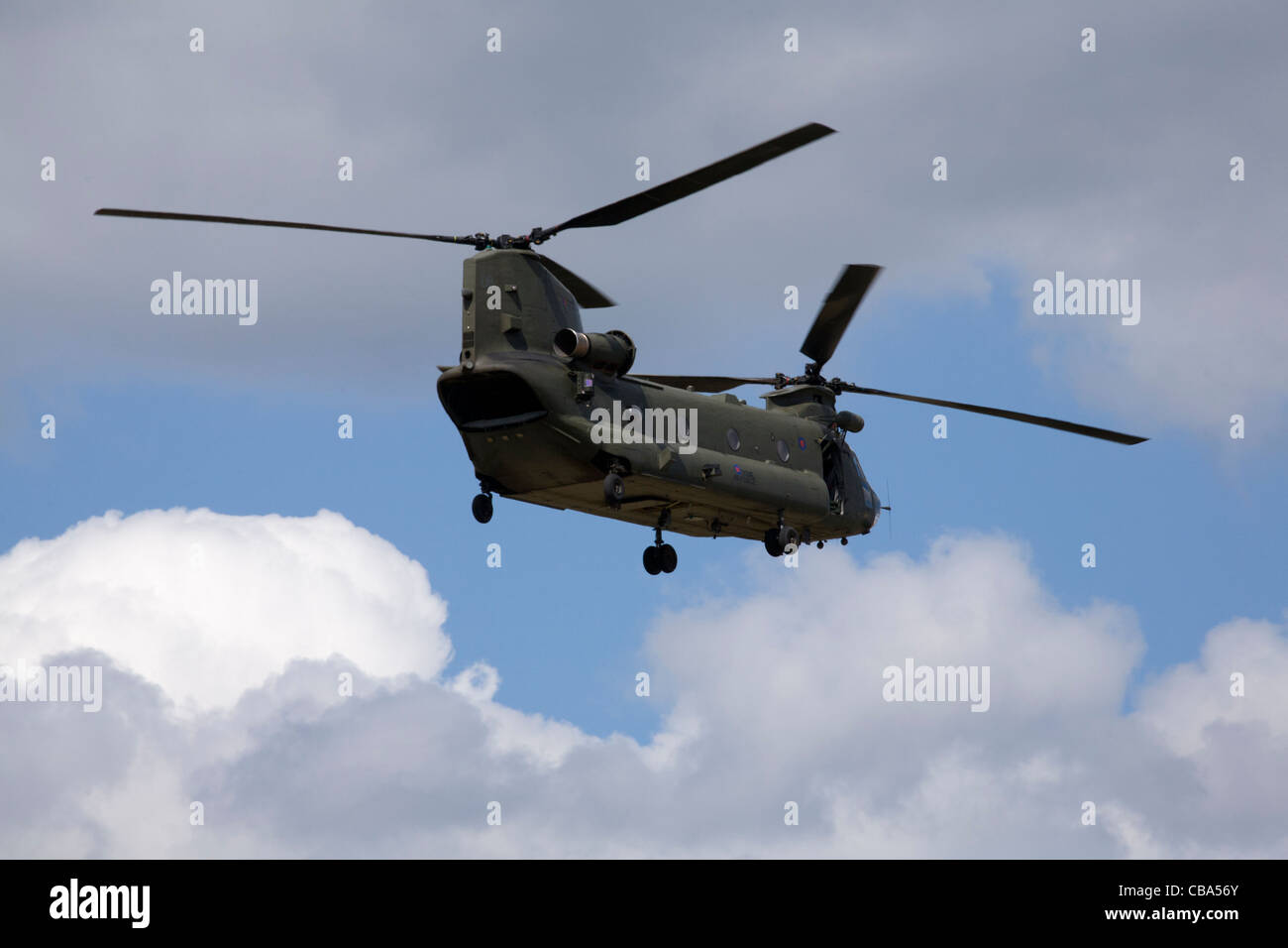 Boeing Chinook helicopter at Farnborough International Airshow, July ...