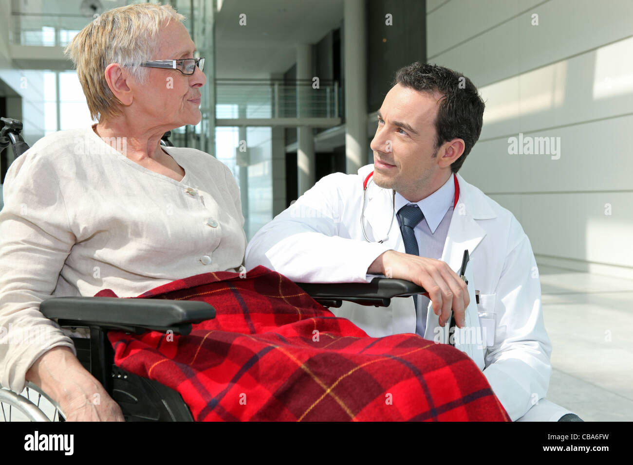 Doctor answering his patient's questions Stock Photo - Alamy