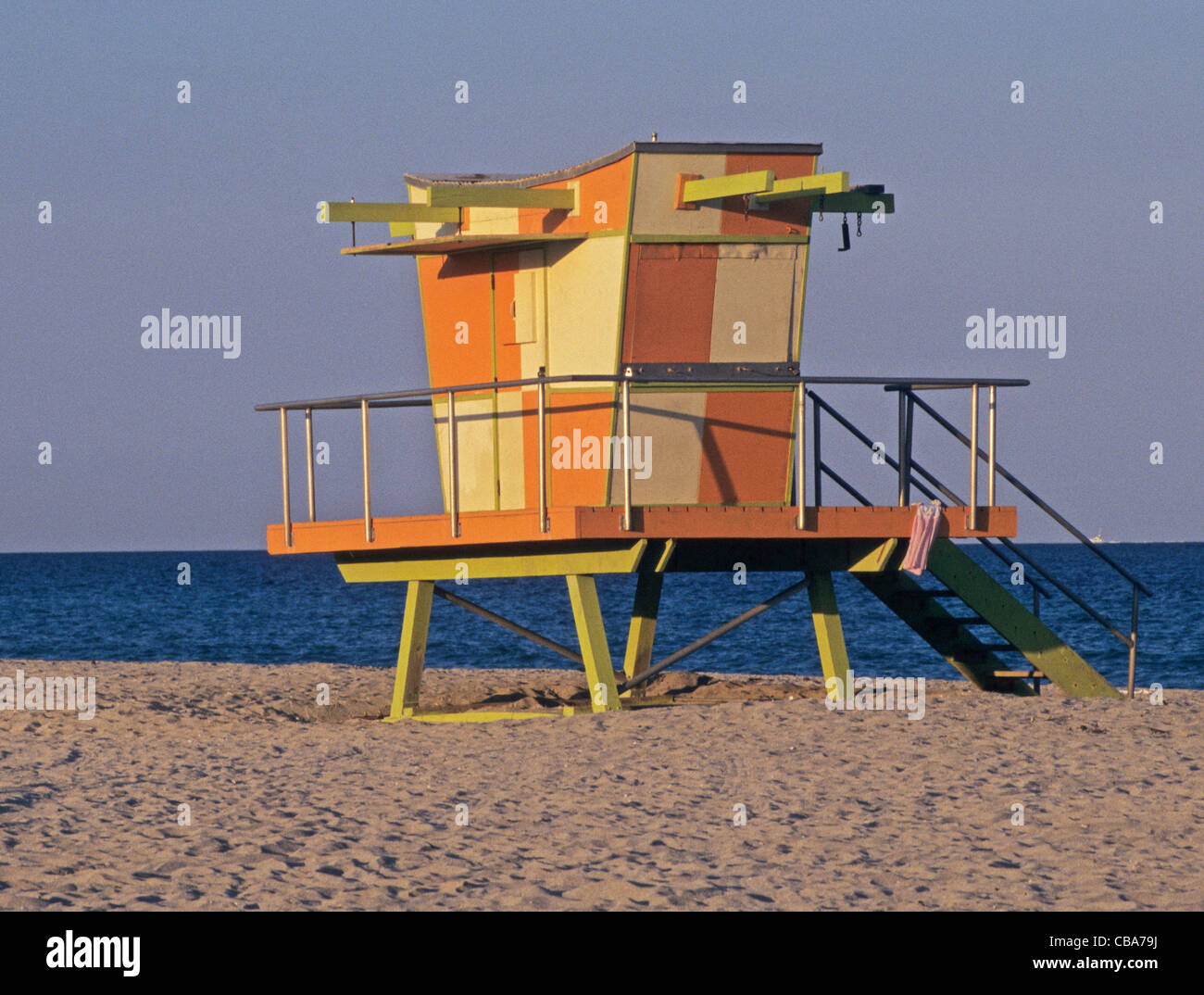 Lifeguard Station, Miami Beach, USA Stock Photo - Alamy