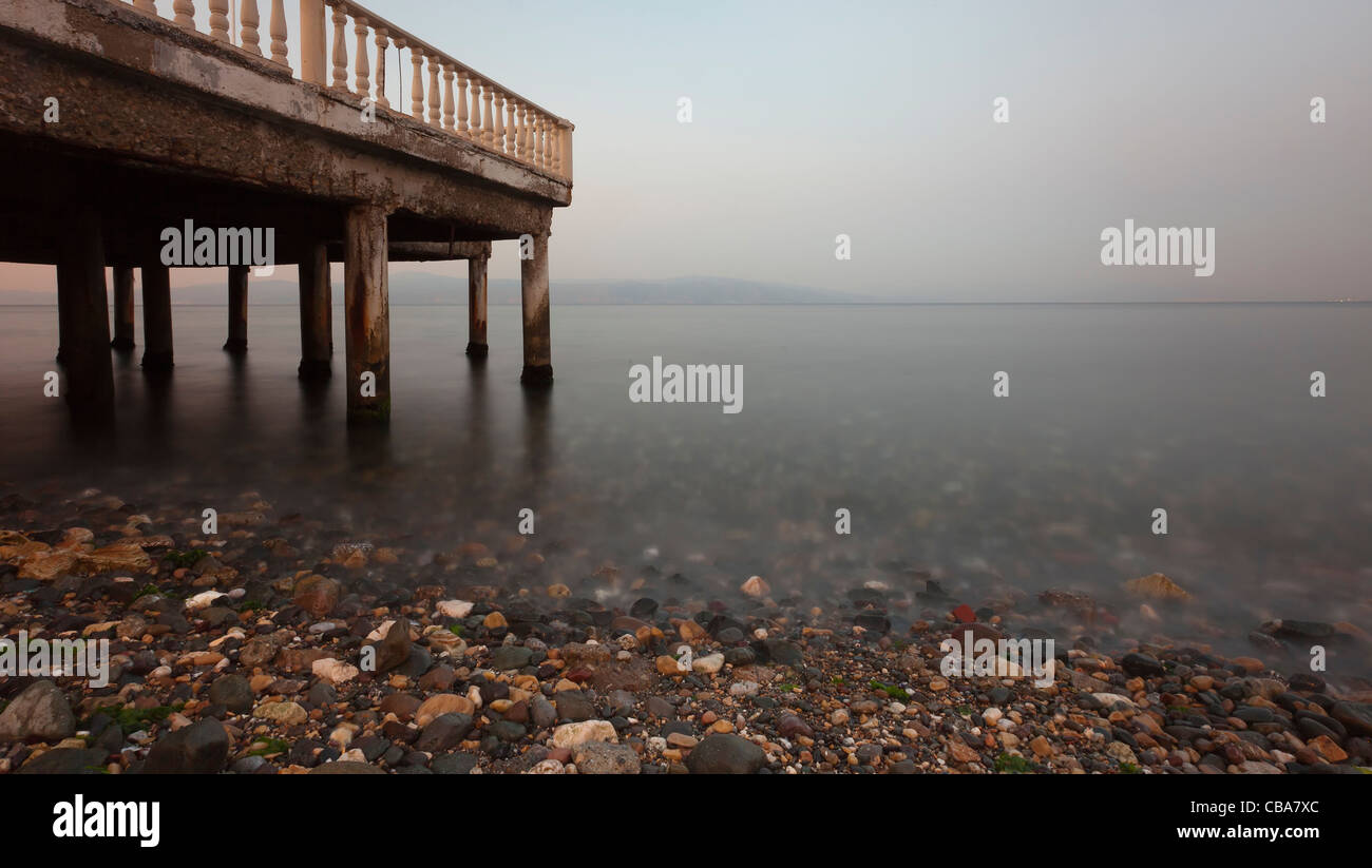 Pier in the water Stock Photo - Alamy