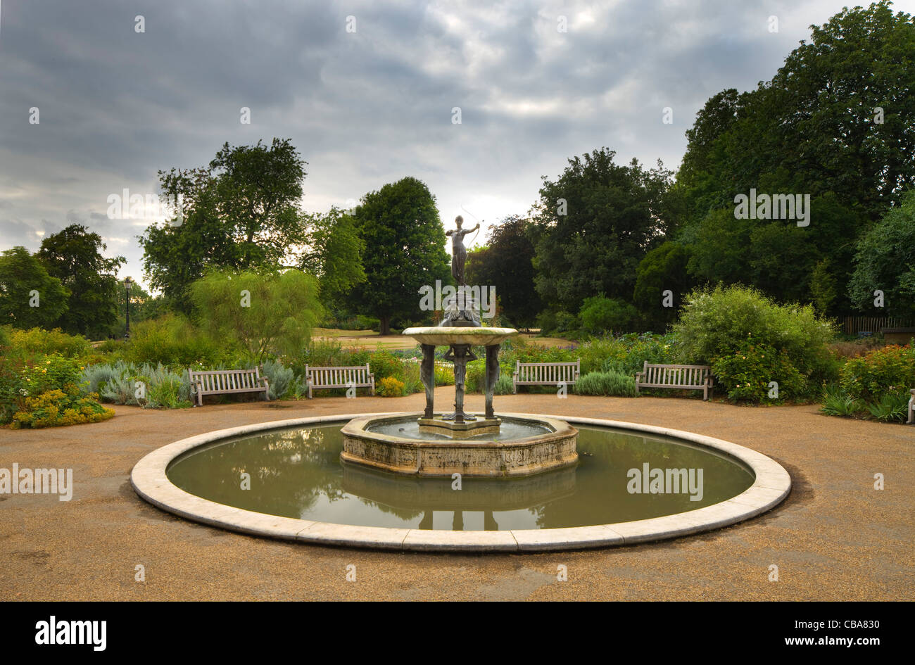 Cupid Fountain, Hyde Park, London Stock Photo - Alamy