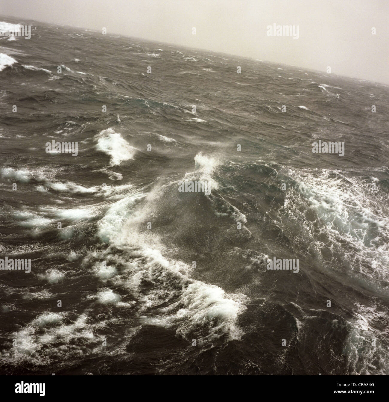 Waves on the ocean, weather at sea Stock Photo - Alamy