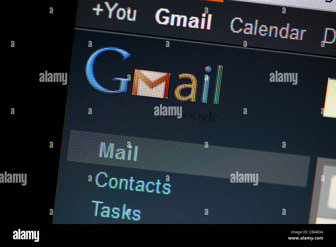 Gmail logo on monitor screen hi-res stock photography and images - Alamy