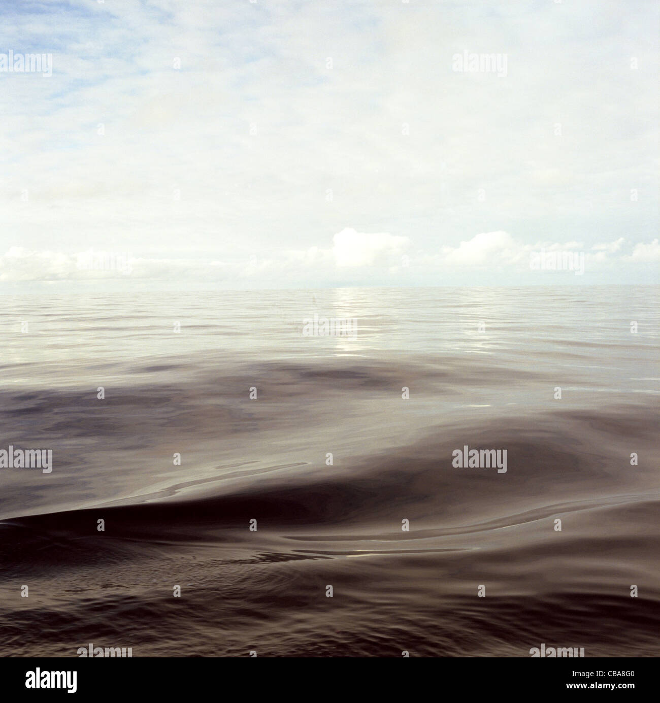 Calm seas, oceans and water, seen from a ship Stock Photo - Alamy