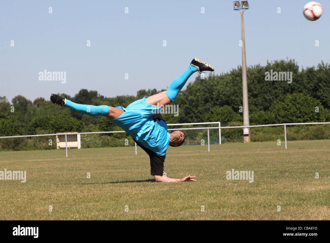 football player in action Stock Photo - Alamy