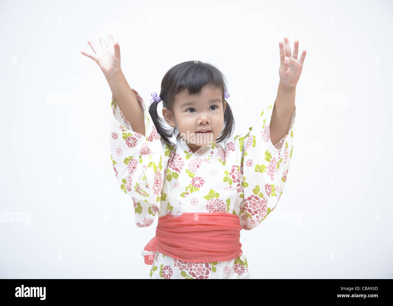 Girl in Yukata Stock Photo - Alamy