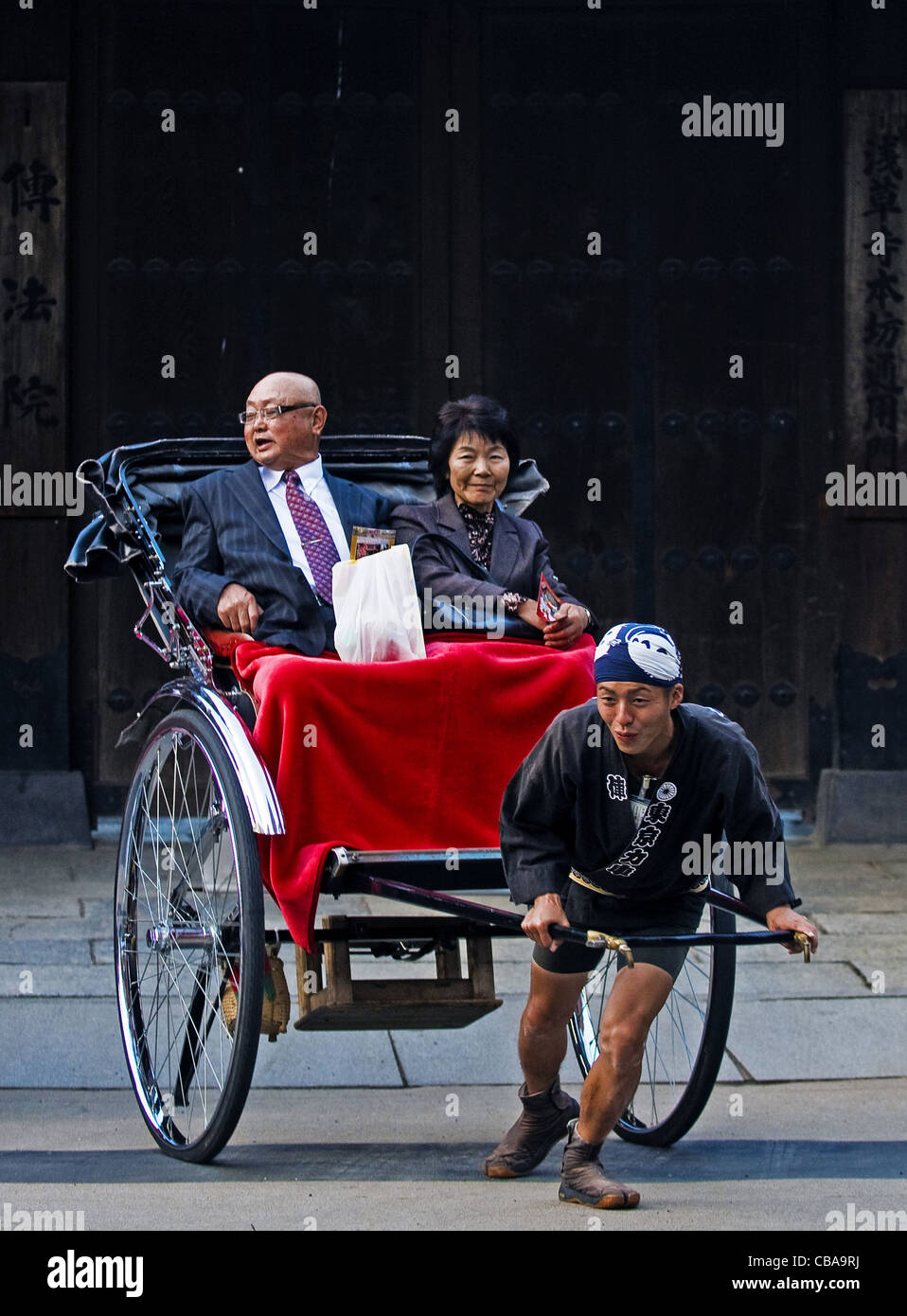 Asian Human Surrey Cart