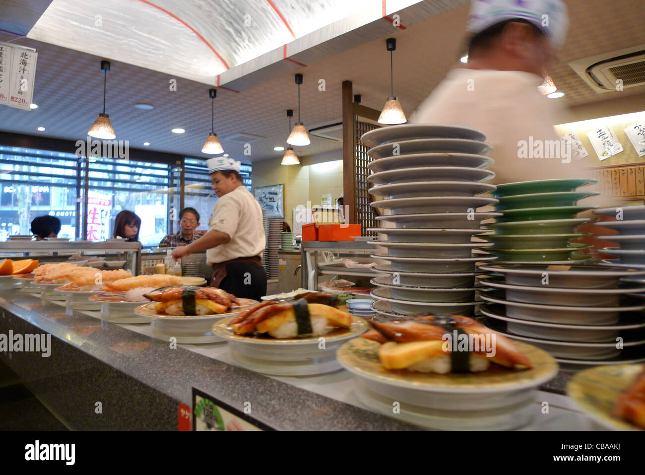 Sushi carousel hi-res stock photography and images - Alamy