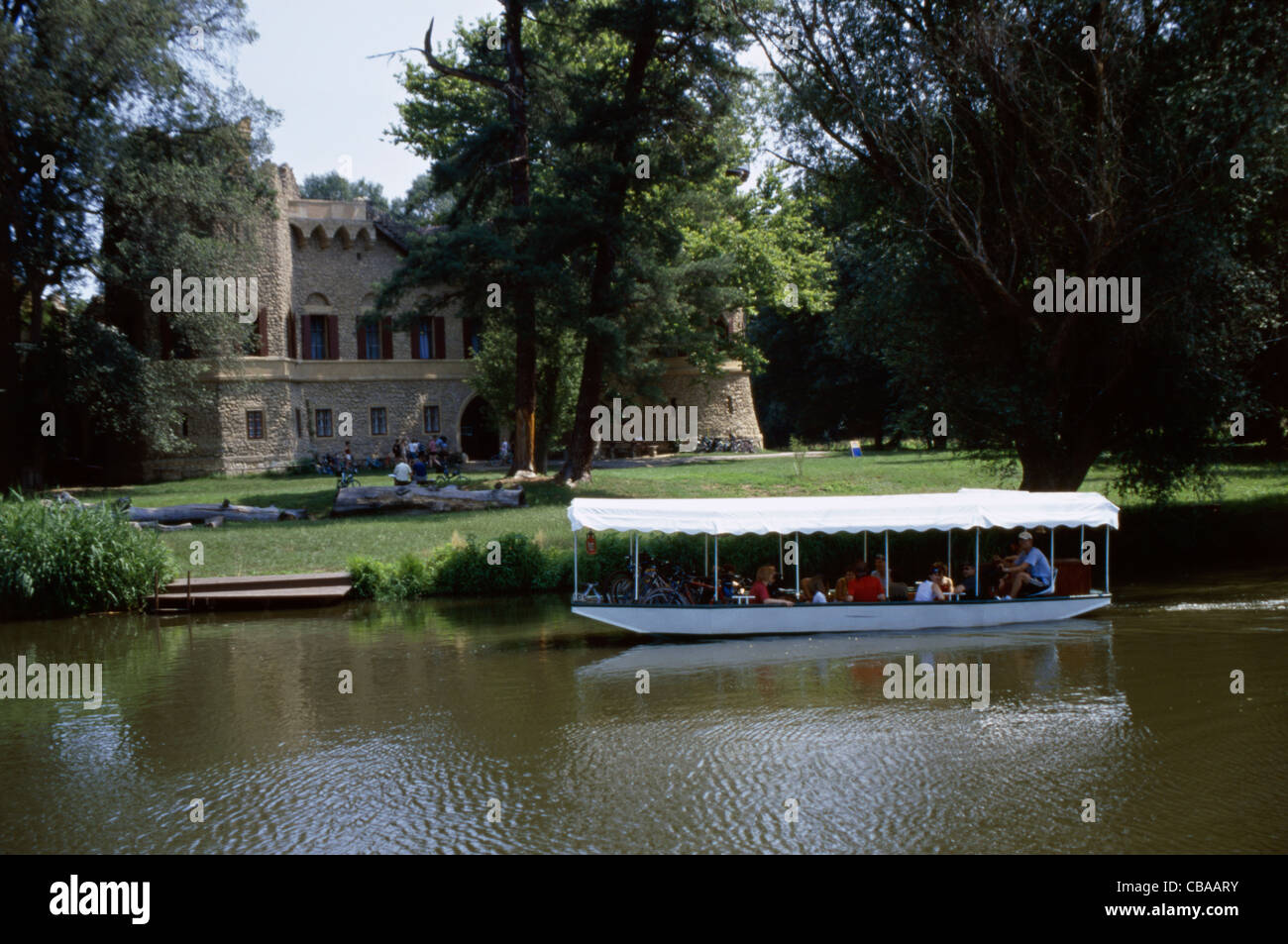 John's Castle, Januv hrad, ruin, Lednice-Valtice Area, Lednice Stock ...