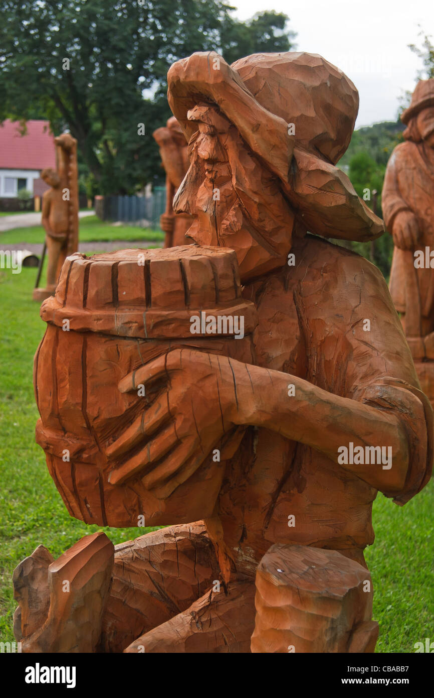 Handmade wooden sculpture hi-res stock photography and images - Alamy