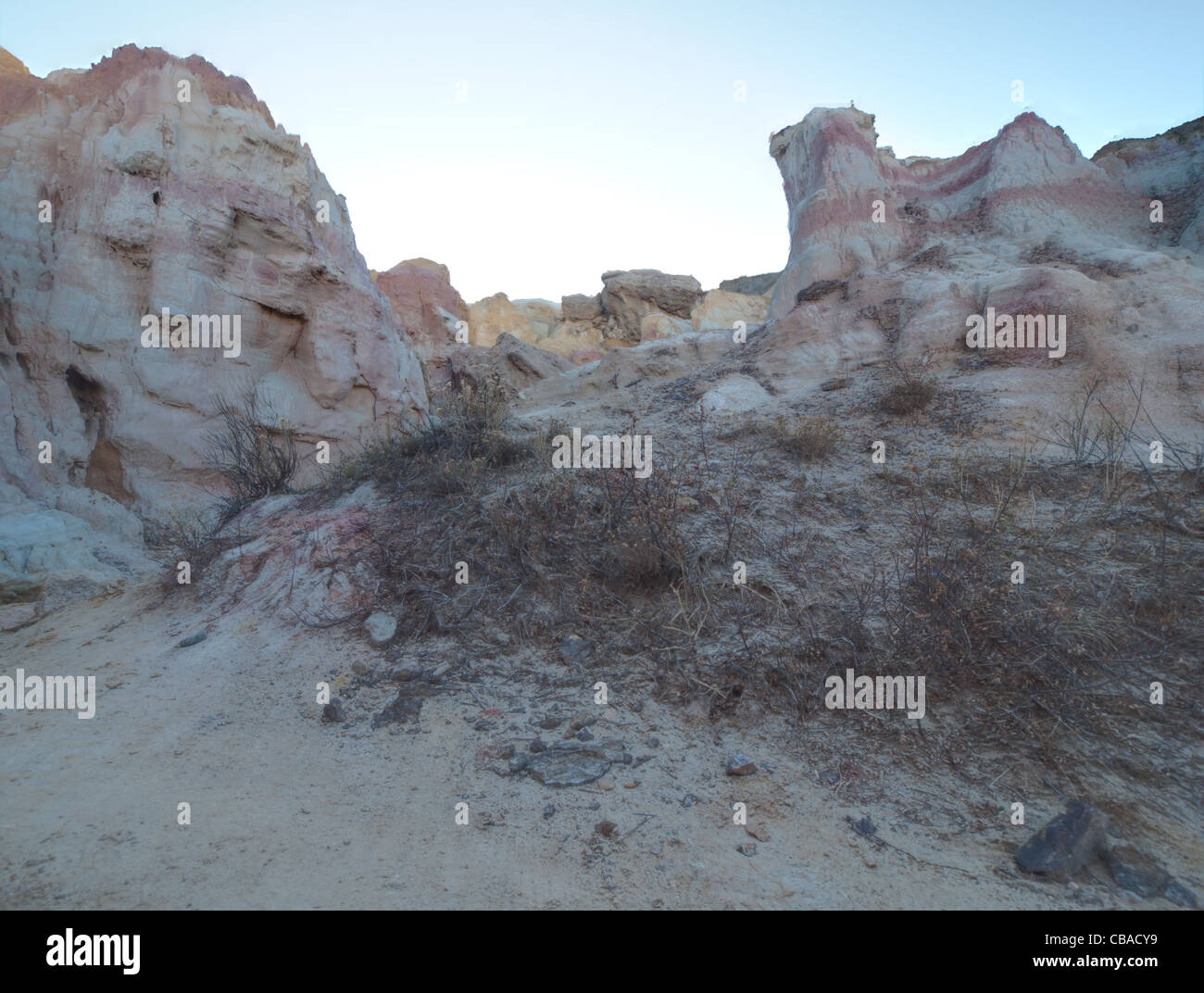 Paint Mines Interpretive Park near of the town of Calhan, Colorado ...