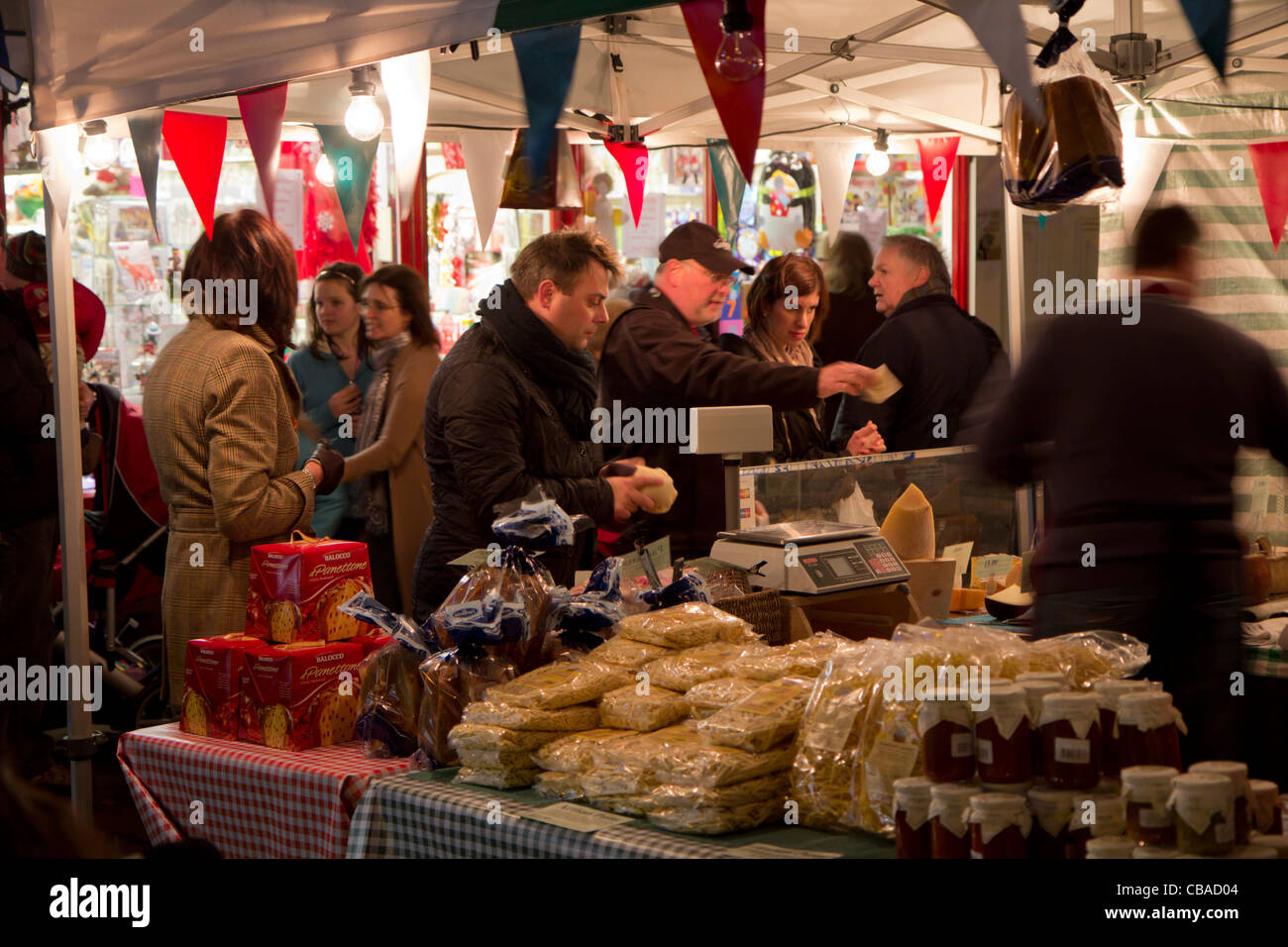 Bakewell town christmas in derbyshire hi-res stock photography and ...