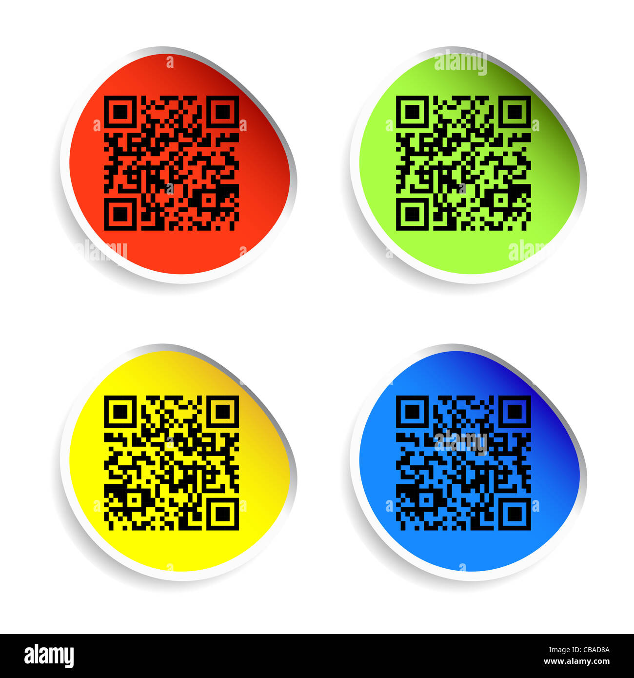 Modern bar codes. Set of labels with qr codes Stock Photo - Alamy Modern bar codes. Set of labels with qr codes Stock Photo - Alamy