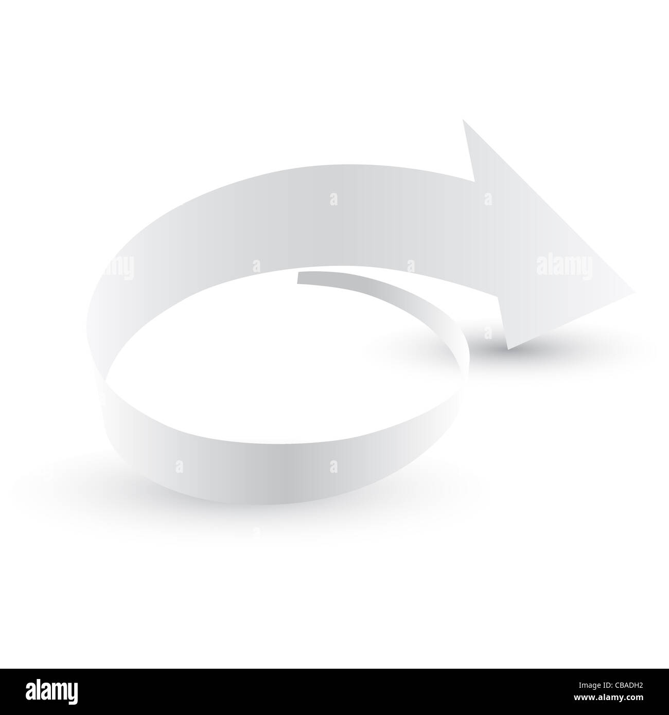 Origami arrow paper, vector illustration Stock Photo - Alamy