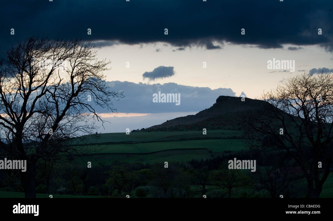 Roseberry Topping viewed from Gribdale North Yorkshire Moors England ...