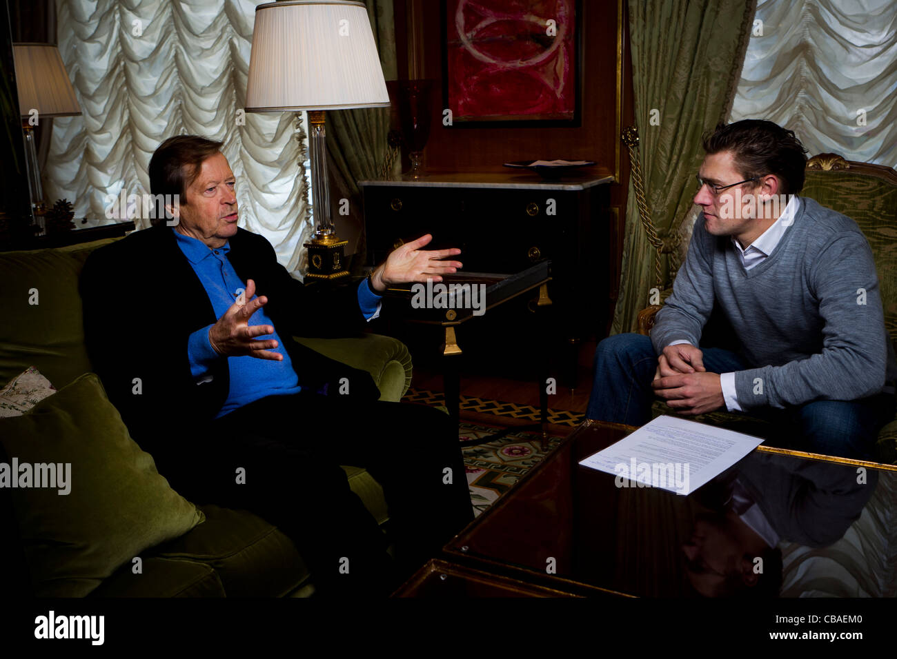 Dutch businessman Bessel Kok portrayed during an interview for Belgian ...