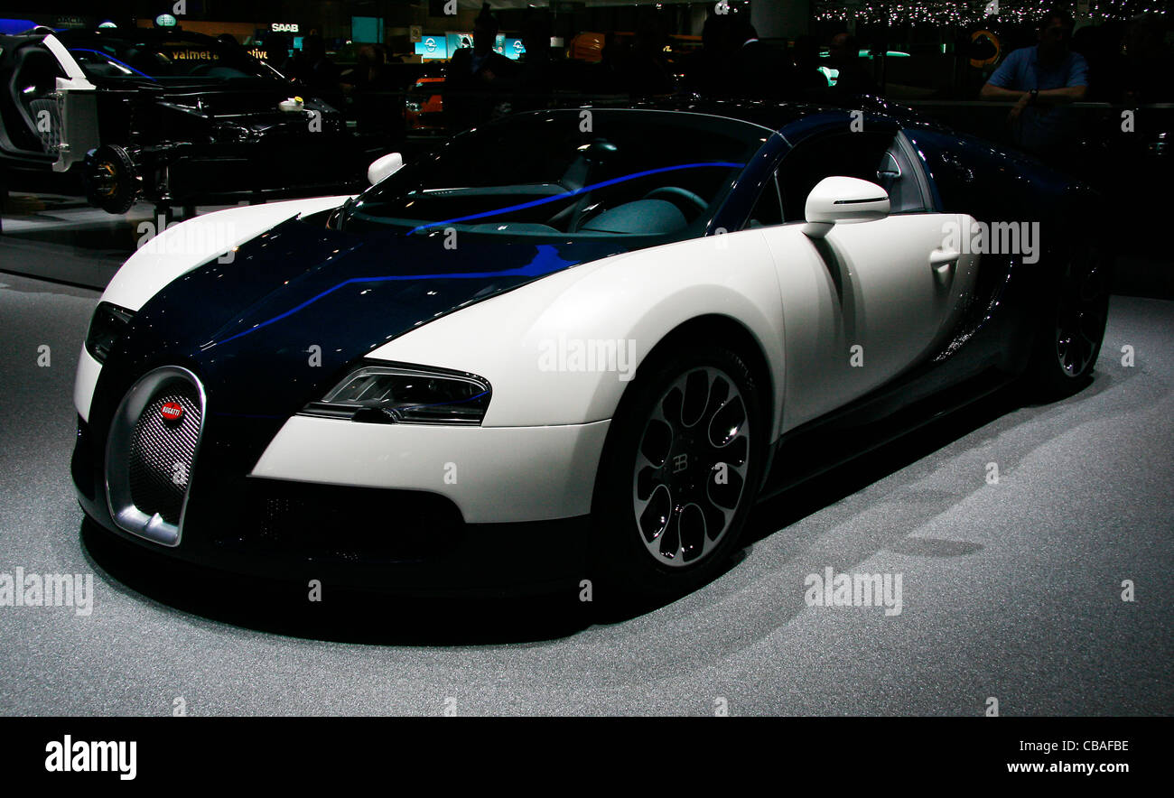Switzerland, Geneve, Bugatti EB 16.4 Veyron, motor show, cars, motor ...