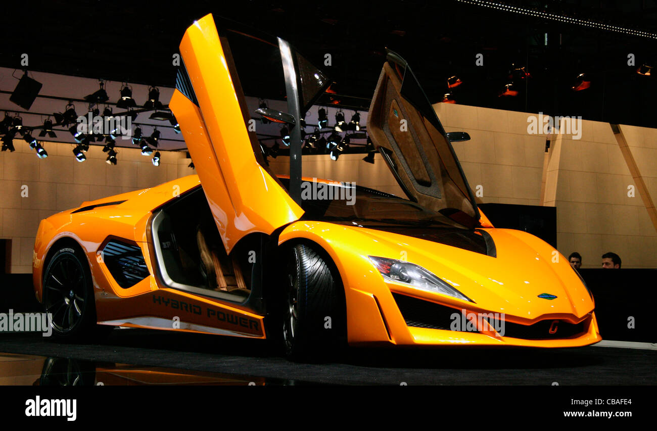 Switzerland, Geneve, Italdesign Giugiaro Frazer-Nash Namir, motor show ...