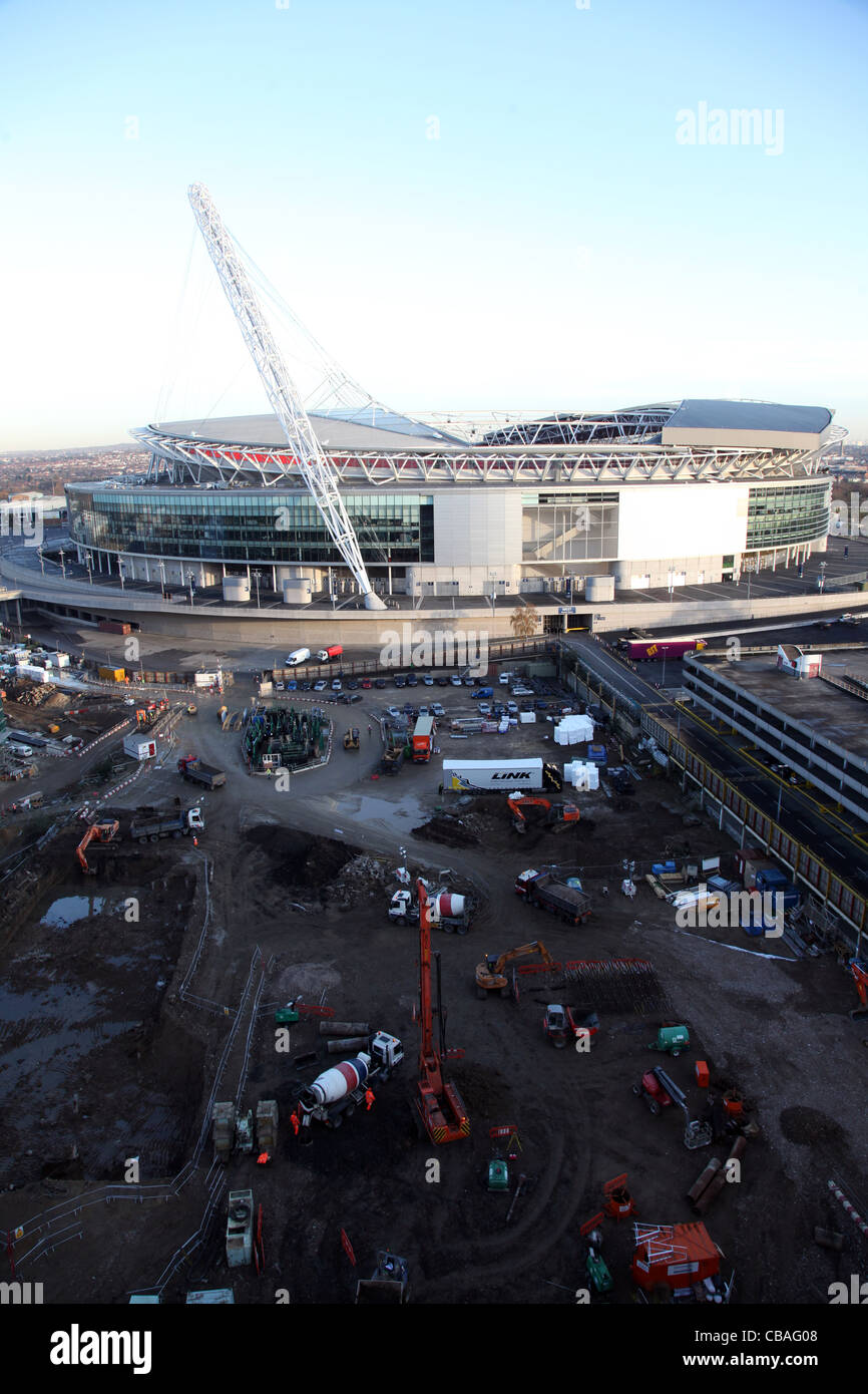 Football new wembley stadium hi-res stock photography and images - Alamy