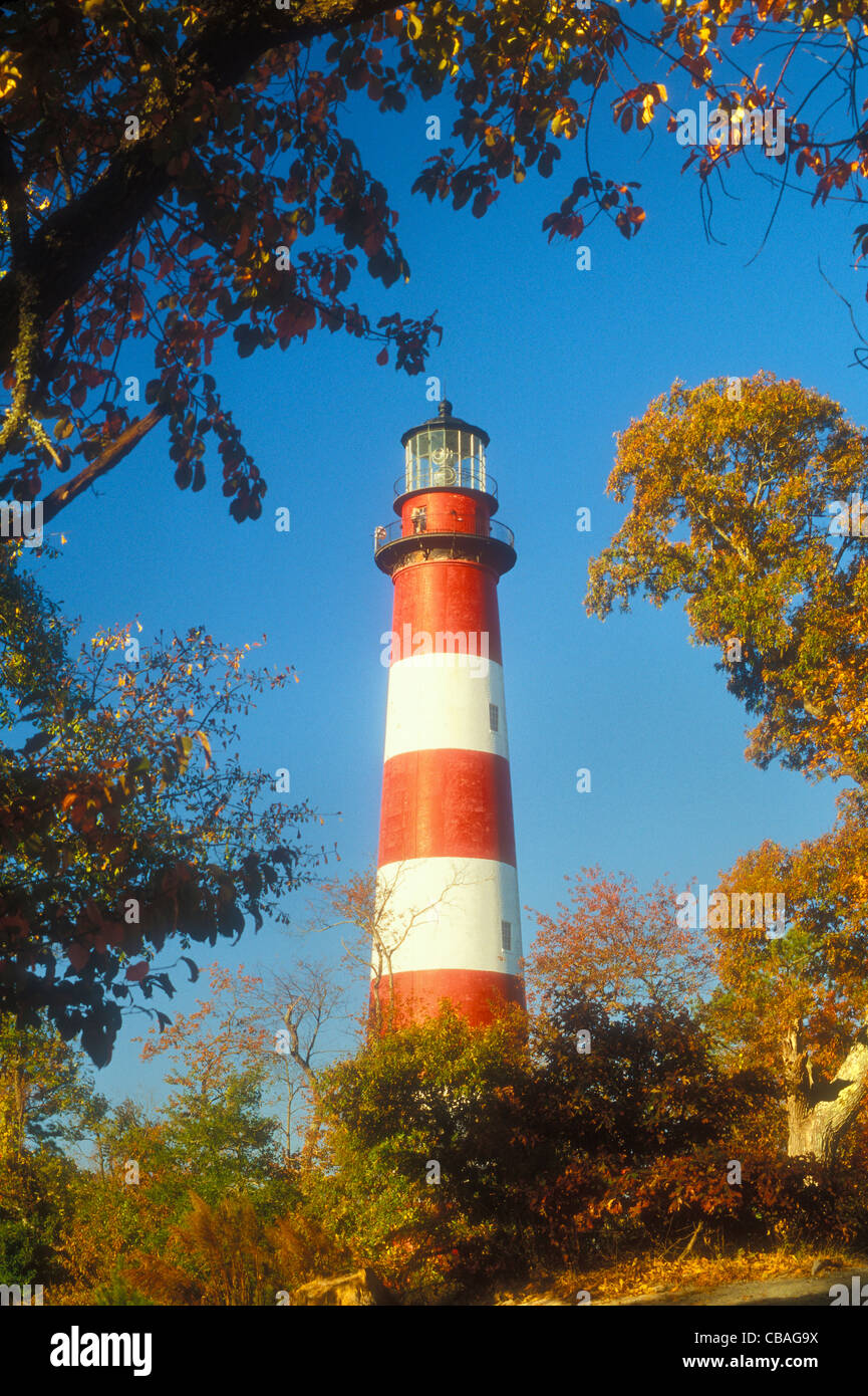 Chincoteague Lighthouse, Chincoteague National Wildlife Refuge ...