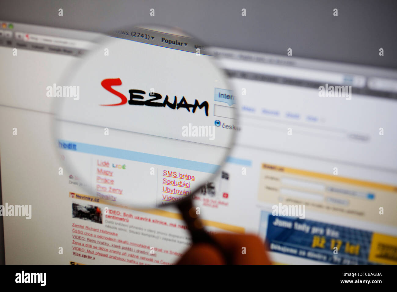 Seznam hi-res stock photography and images - Alamy