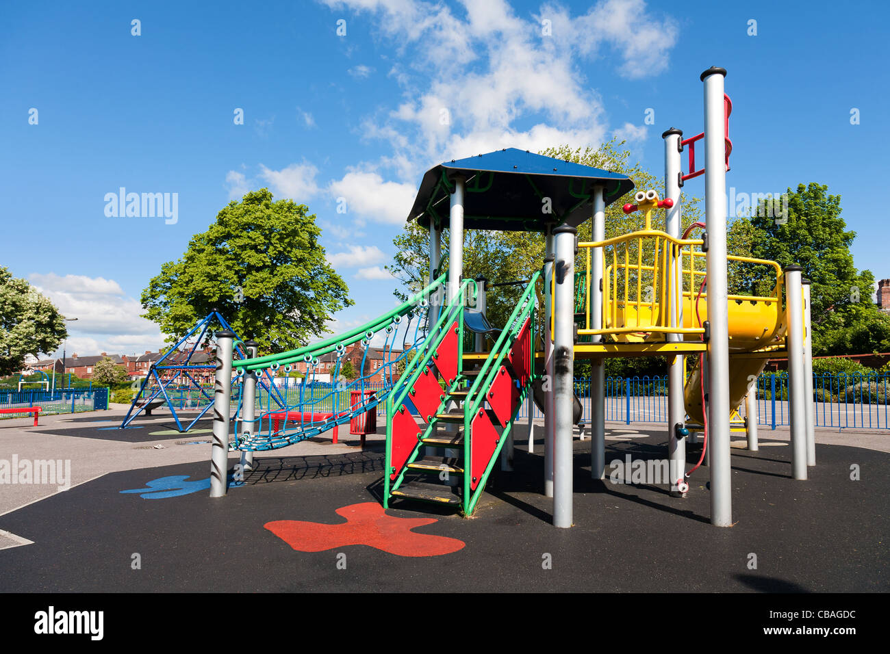 Children's Playground in the city, uk Stock Photo - Alamy