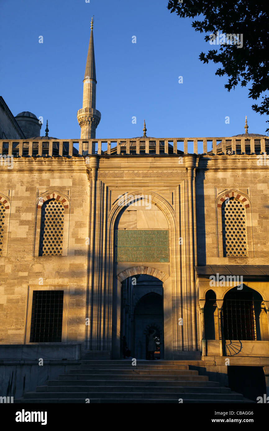 Blue mosque entrance istanbul turkey hi-res stock photography and ...
