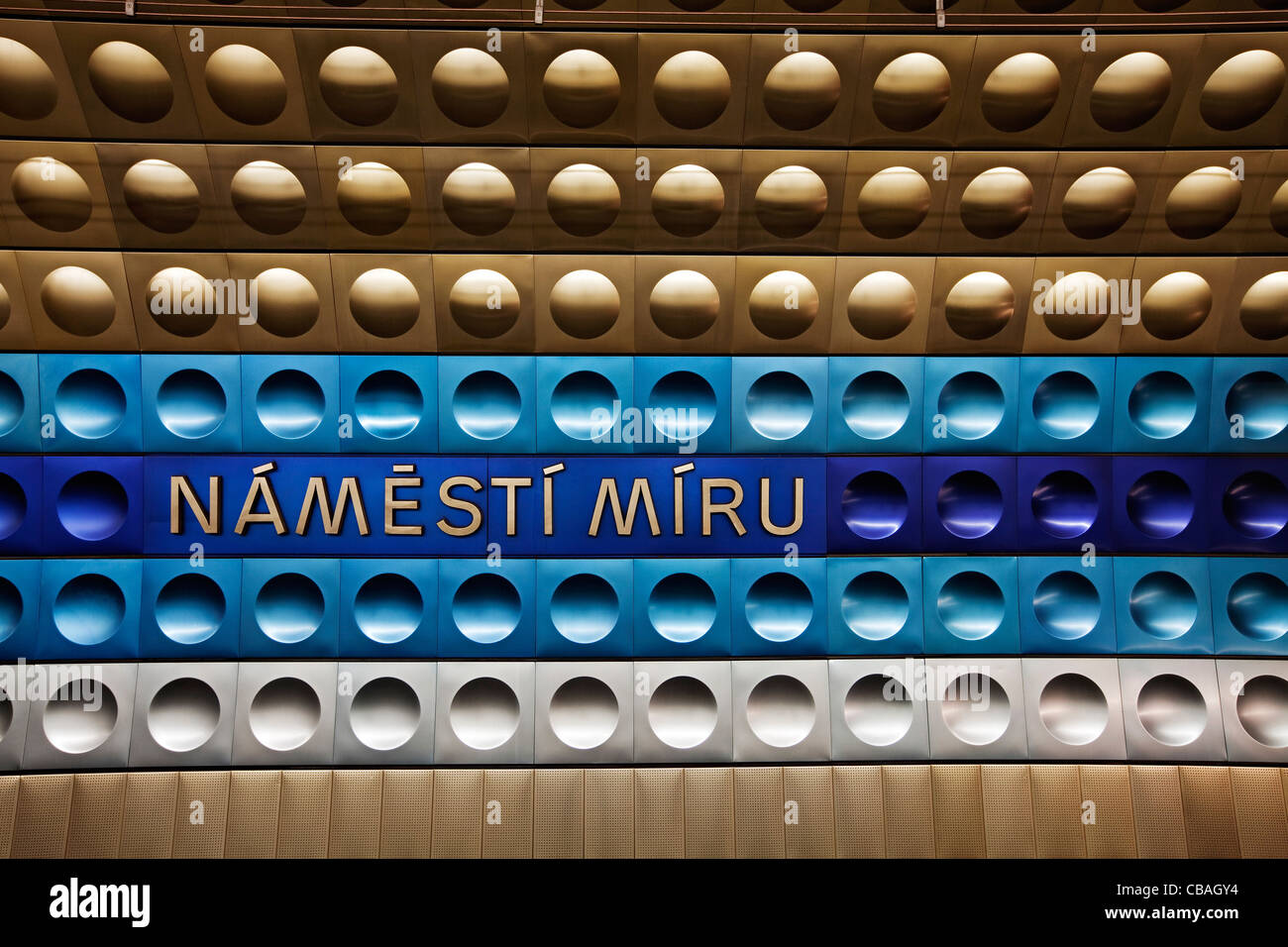 Prague metro subway underground public transportation aoer hi-res stock ...