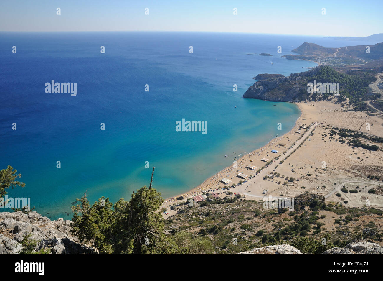 Rhodos beach hi-res stock photography and images - Alamy