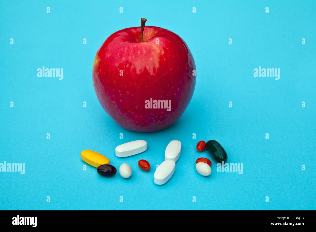 An apple a day Stock Photo - Alamy